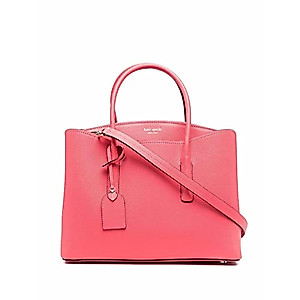 Kate Spade New York Women's Margaux Large Satchel, Bright Carnation