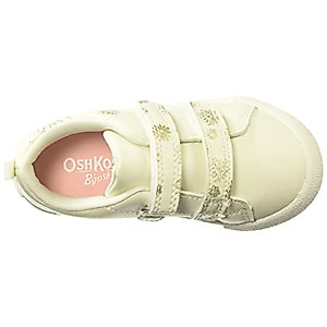 OshKosh B'Gosh Girls Lucie Sneaker, White, 8 Toddler
