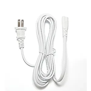 Omnihil (White) 5 Feet AC Power Cord Compatible with SONOS SUB Wireless Subwoofer