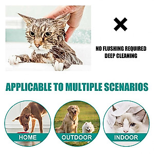 fatdaa Pet Grooming Glove Wipes for Dogs and Cats 6 pcs, Dog Wipes, Cat Wipes, Pet Wipes No Rinse Disposable Cleaning Massage Gloves, Pet Grooming Pet Washing,Made from Cotton，Easy Bath(6PCS)