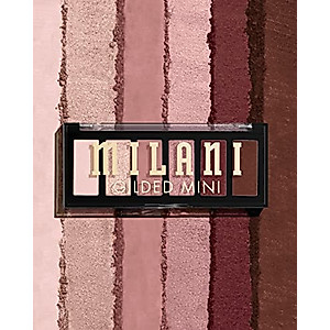 Milani Gilded Mini Eyeshadow Palette with 6 Matte & Shimmer Hues - The Wine Down