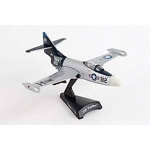 Daron Postage Stamp F9F Panther Silver/Black 1/100