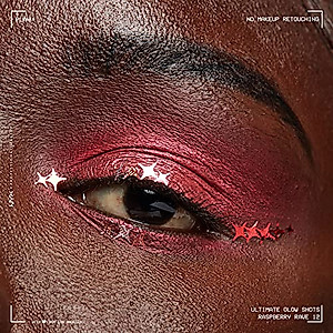 NYX PROFESSIONAL MAKEUP Ultimate Glow Shots, Liquid Eyeshadow, Long-Lasting Shimmer Eye Shadow with Vitamin C - Raspberry Rave