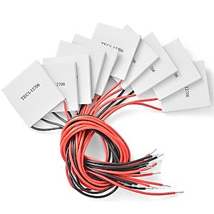 TEC1-12706 12V 60W 6A 40MMX40MM Heatsink Thermoelectric Cooler Cooling Peltier Plate Module 10pcs Compatible with Gaming Consoles/Devices