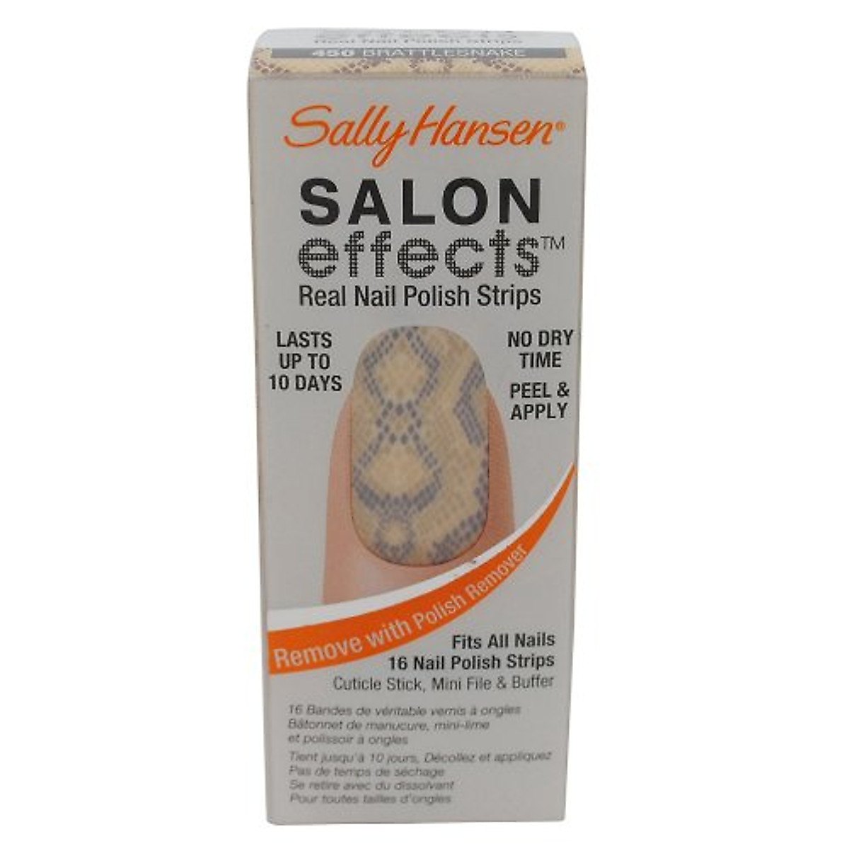 Sally Hansen Salon Effects Nail Polish Strips - Brattlesnake