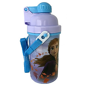 Disney Frozen Anna and Elsa Backpack School Supplies Set for Girls ~ Bundle with 16" Frozen School Bag, Lunch Bag, Plastic Water Bottle, Frozen Stickers, and More.