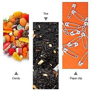 Zerodeko Tin Box with Lid, Tea Tin Empty Storage Metal Box Decorative Rectangular Oragnizer Box Jewelry Packing Box Cookie Candy Container for Home Office Kitchen (Black)