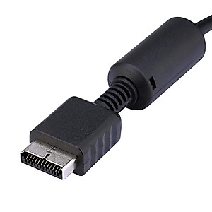 Diydeg Audio Cables, AV Multi Out Video Cable, Audio Cable for PS2 Connect to HDTV or EDTV for PS2 PS3