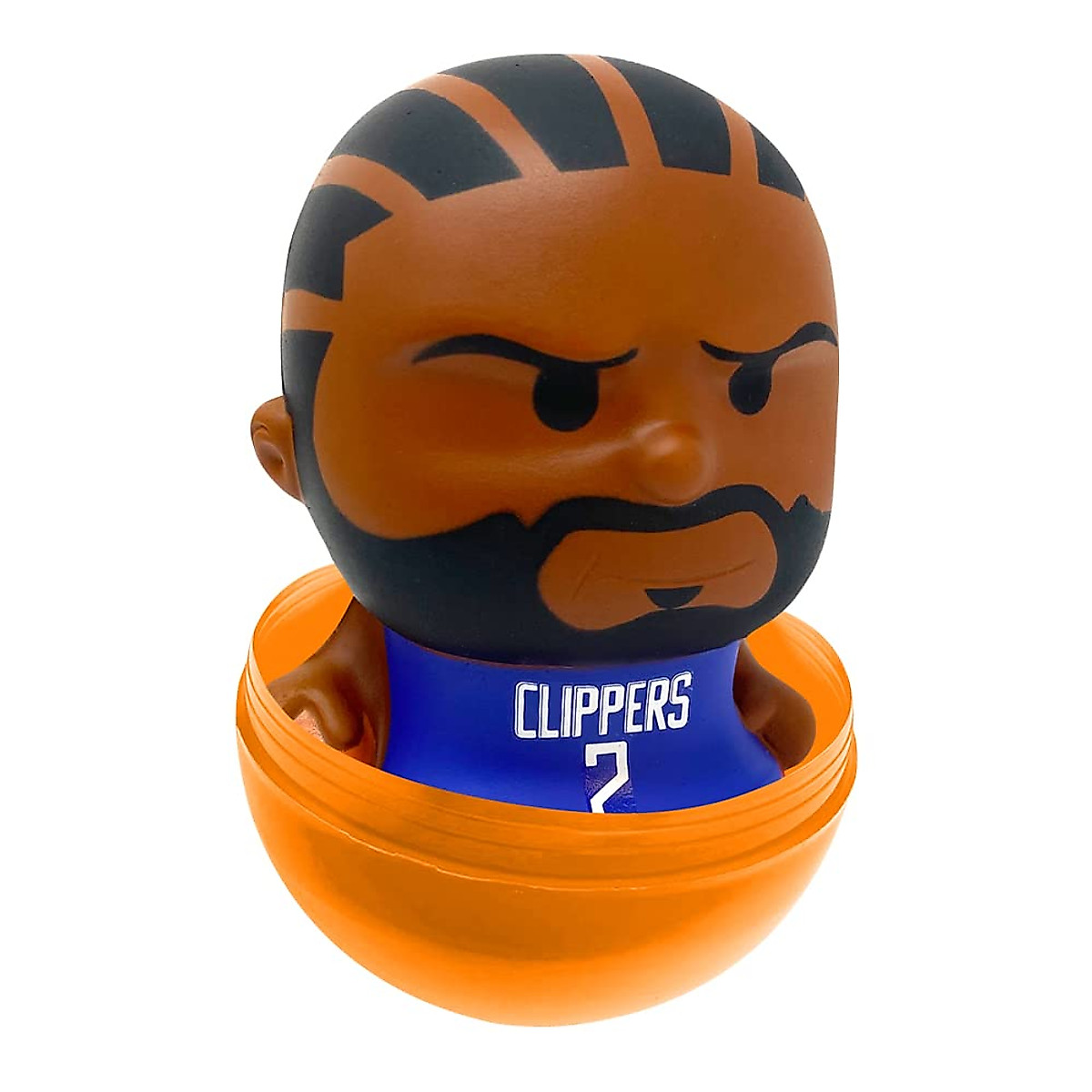 Party Animal Jumbo Squeezy Surprise! One (1) Giant Capsule SqueezyMates NBA Figure, Multi, 5'' Tall