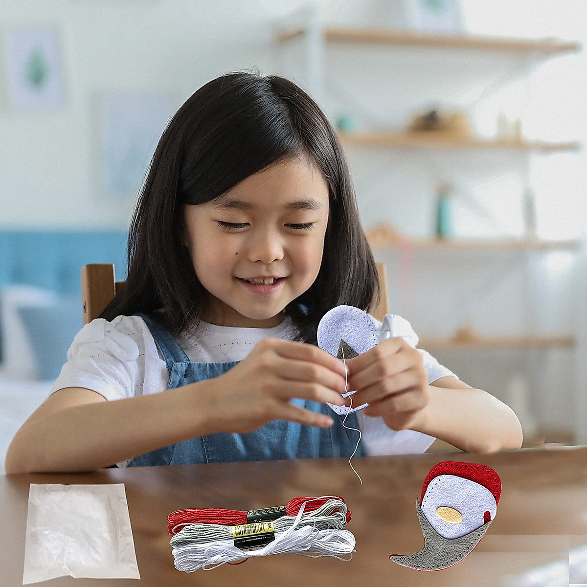 MOVEBO DIY Craft Sewing Kits for Christmas,Christmas Ornaments DIY Craft Kits for Kids (Christmas Ornaments DIY 1)