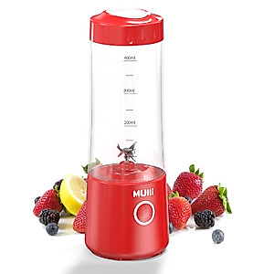 Mulli Portable Blender,16oz USB Personal Mixer for Smoothie and Shakes, Mini Blender with Six Blades for Baby Food,Travel,Gym and More