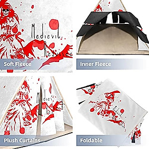 Y-DSIWX Guinea Pig House Bed, Rabbit Large Hideout, Small Animals Nest Hamster Cage Habitats Skull