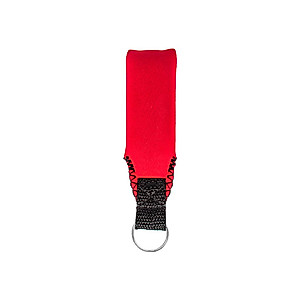 Floating Neoprene Keychain, Rectangle Buoyant Key Ring, Water Sports Keychain for Marine Boat, Fishing, Sailing, Surfing, Kayaking, Swimming, Diving, Water Sports Red