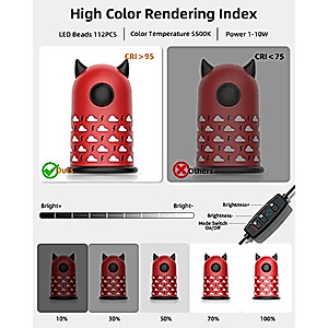 Glendan Mini Photo Studio Light Box, 14" x 10" Photo Shooting Tent kit, Portable Foldable Light Box Photography with 112pcs LED Light, 6 Color PVC Backgrounds, 4 Reflection Boards for Small Items