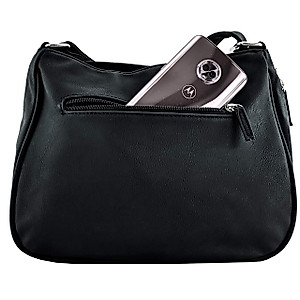 Purse King Pistol Concealed Carry Handbag (Black)