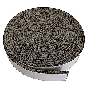 Smoker Gasket Seal, High Temp Grill Gasket Replacement, 14.7FT 7/8"x1/6" BBQ Smoker Gasket, Pre-Shrunk Accessories Self Stick Tape Felt High Seal Material