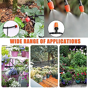 IRmm Drip Irrigation System, Irrigation System with 165FT/50M Drip Irrigation Hose, DIY Saving Water Garden Watering System, Automatic Drip Irrigation Kits for Garden, Greenhouse, Lawn, Patio