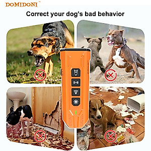 2024 Dog Bark Deterrent Device - Anti-Bark Devices for Dogs, No More Barks Dog Training Tool (Cali Orange)