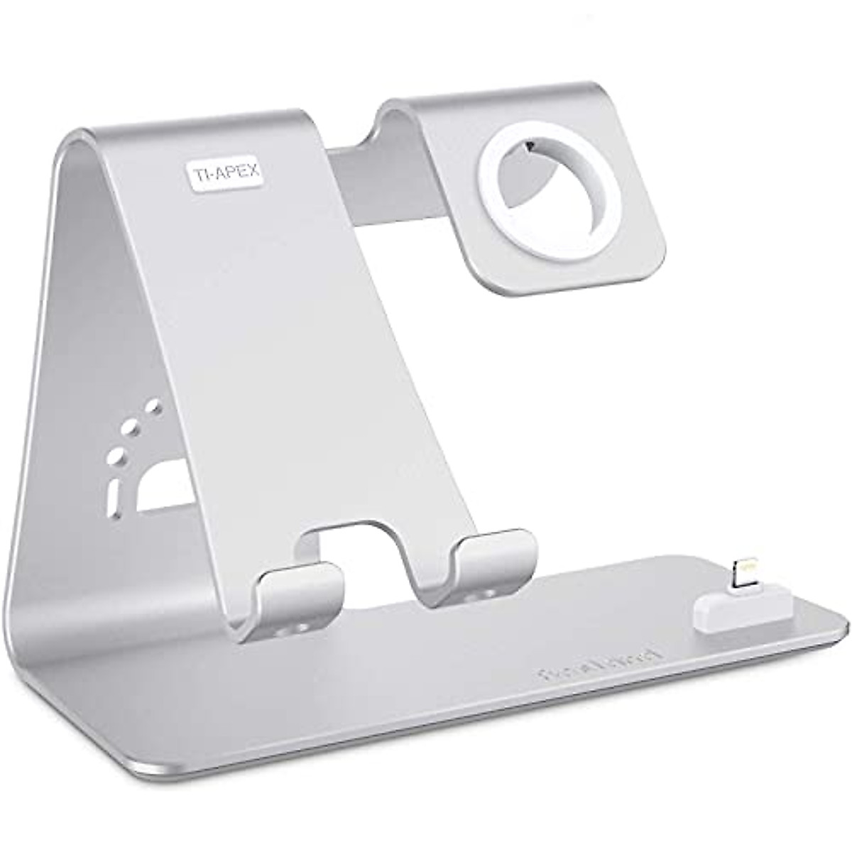 Bestand 3 in 1 Stand Holder for iPhone Mobile Phone iWatch Apple Watch and Charging Stand Station for Airpods Only (Patented, Airpods Charging Case Not Included)