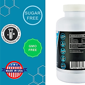 Multi Collagen Pills Plus + 180 Capsules (Types I, II, III, V & X) + Absorption Enhancer (3 Months Supply) - Non-GMO, Collagen Supplements to Support Hair, Skin, Nails, Joints, & Gut Health