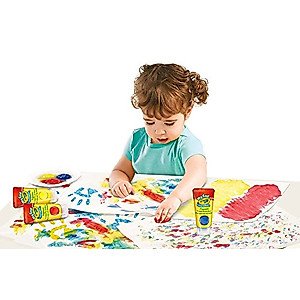 Crayola My First Fingerpaint Kit, Washable Paint, Gifts, Ages 1, 2, 3, 4, 5