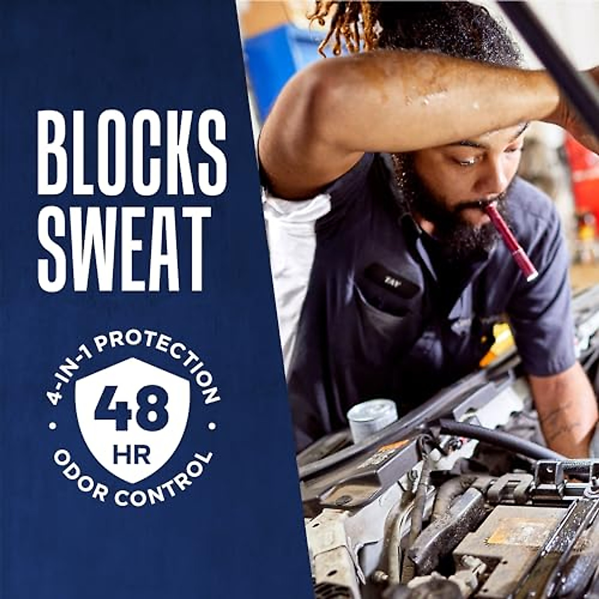 Right Guard Sport Antiperspirant & Deodorant Spray | 4-in-1 Protection Spray Deodorant For Men | Blocks Sweat | 48-Hour Odor Control | Fresh Scent, 6 oz.