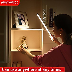 GONOTO 84 LED Closet Light 4W Motion Sensor Closet Lights Rechargeable Under Cabinet Lighting Wireless Wardrobe Light for Closet,Kitchen 4000K 2500mAh Battery Powered Closet Light bar (ON/Off/AUTO)