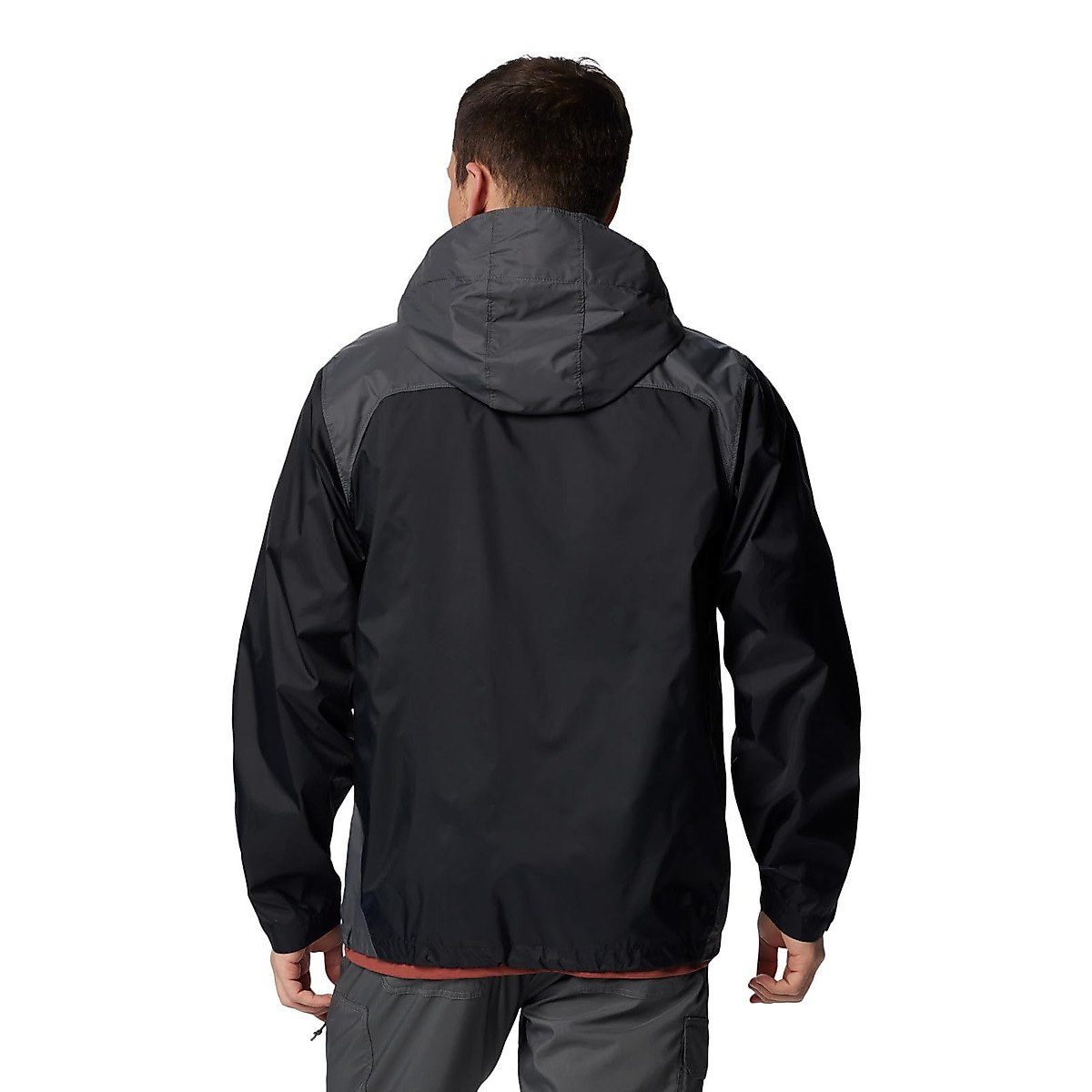 Columbia Men's Glennaker Lake Rain Jacket, Black/Grill, 4X Tall