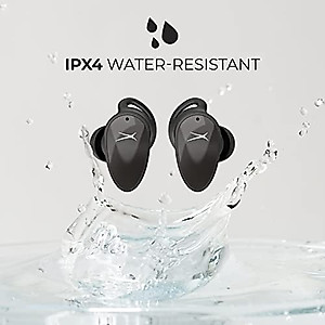 Altec Lansing Noise Cancelling Bluetooth Wireless Earbuds, Mini in Ear Headphones with Microphone, TWS NanoBuds Sweatproof and Water Resistant, 7 Hour Playtime for Sports and Workouts (Charcoal Grey)