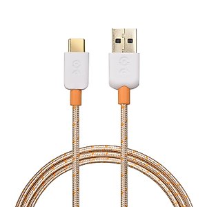 Cable Matters Braided USB C Cable with 3A Fast Charging in Gold 3.3 Feet for Samsung Galaxy S20, S20+, S20 Ultra, Note 10, Note 10+, LG G8, V50, Google Pixel 4, and More