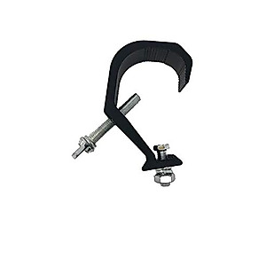 DragonX 4 pack Heavy Duty 66 lb Aluminum Alloy Stage Lighting Black C Clamp Mounting Truss Bracket Hook Clamp for DJ Projector Par Spotlight Moving Head Light Pole Mount Ideal for Truss Clamps DJ