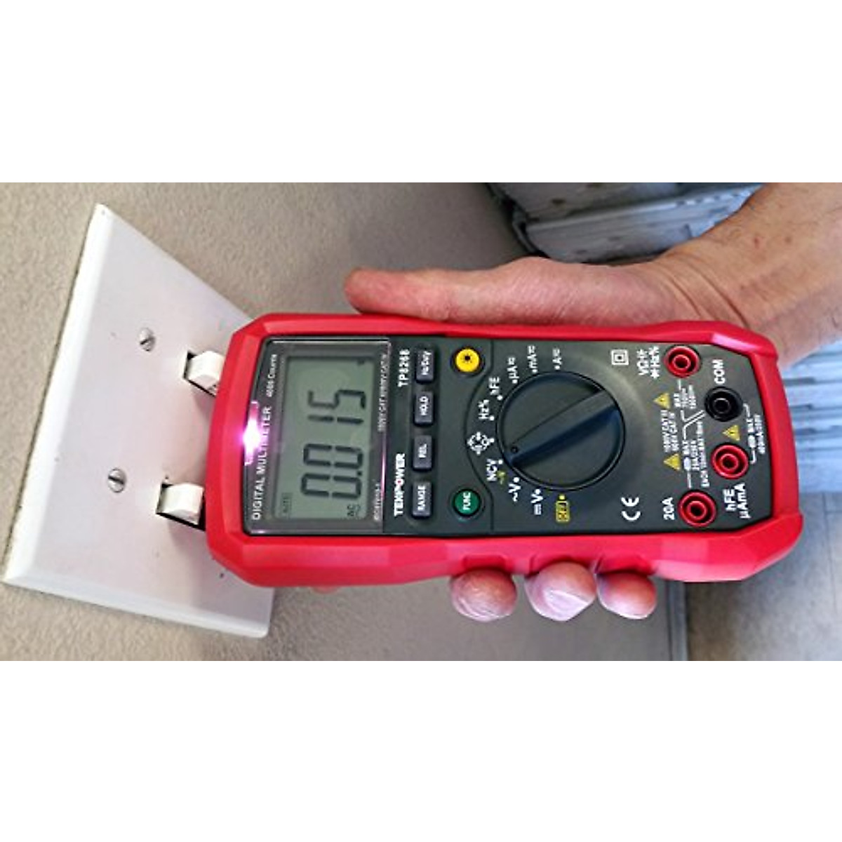 Tekpower TP8268 AC DC Auto/Manual Range Digital Multimeter with NCV Feature, Mastech MS8268 Upgraded