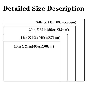 DIFNARY Rainbow Frost Six Siege Bath Mat, Bathroom Rugs Soft Bath Rugs Non Slip, Washable Floor Rug Floor Mat Home Decor for Kitchen Bedroom(16x24)…