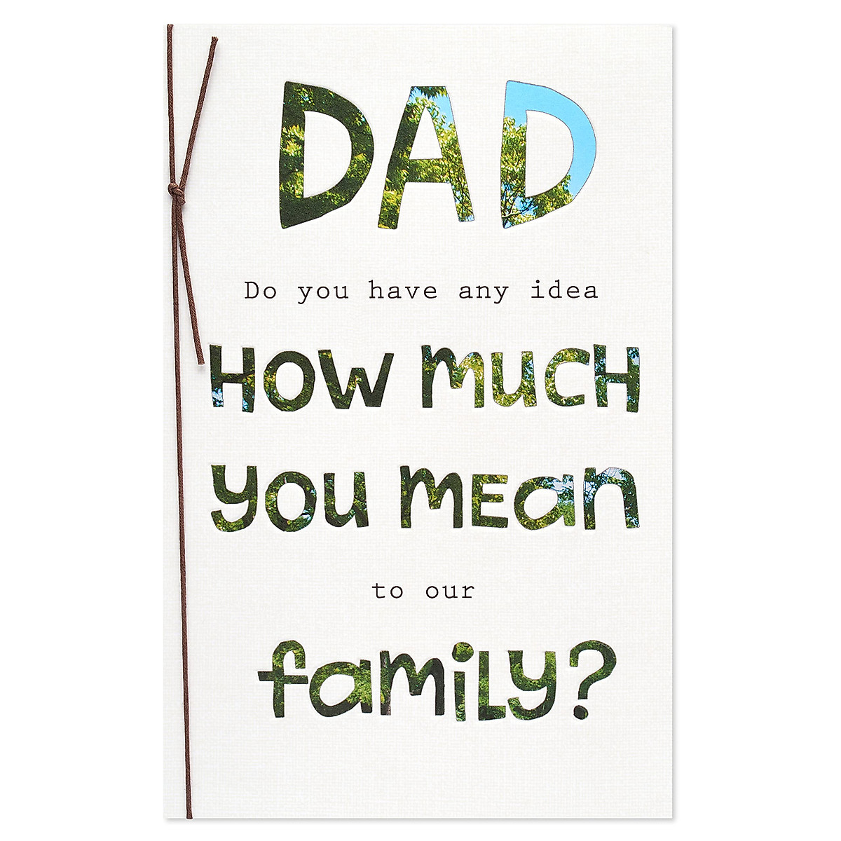 American Greetings Birthday Card for Dad (Count on You)