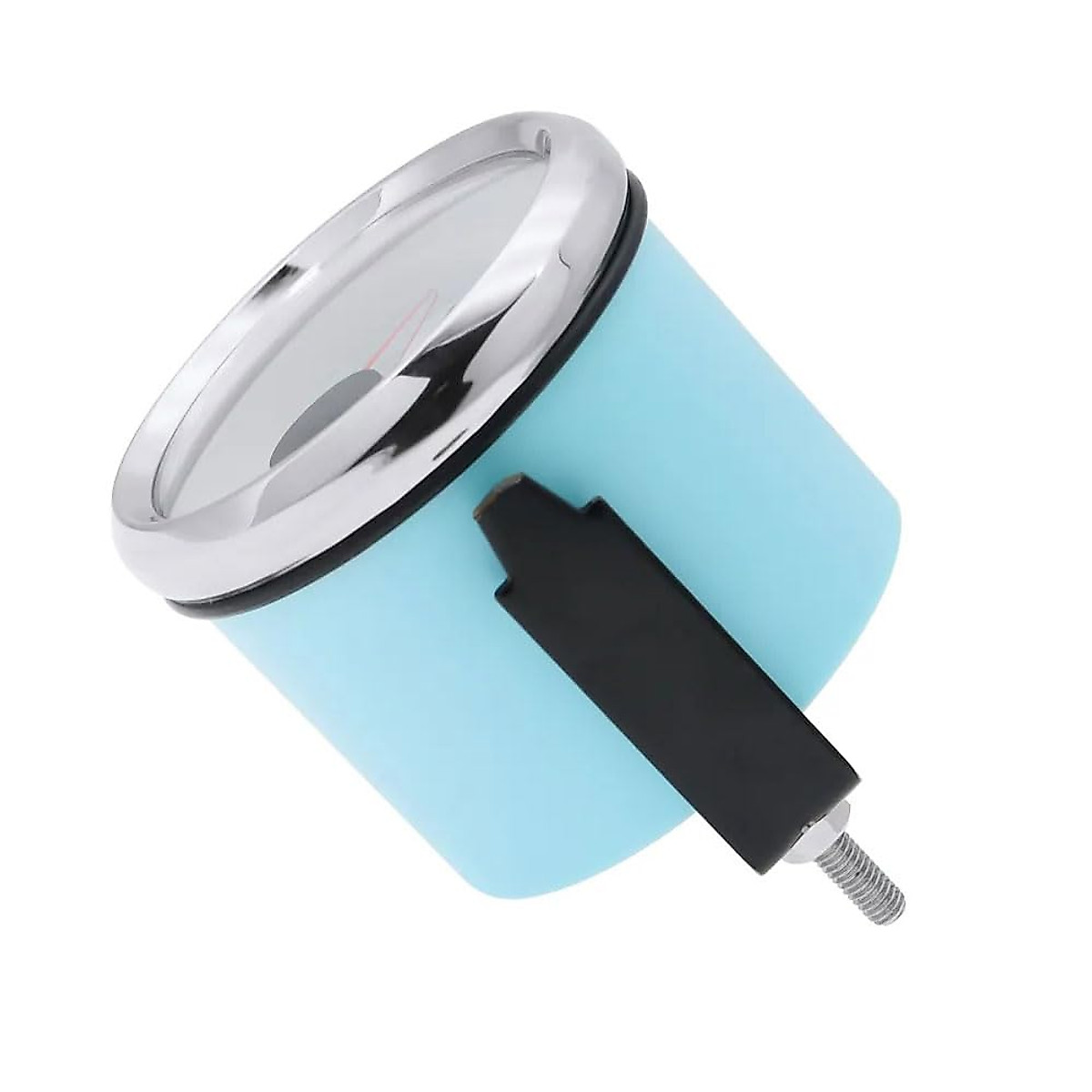 Jiecaizi 52mm/2-1/16 Voltmeter Volts Gauge IP67 8-18V 7 Backlight Colors Anti-Vibration Design - Ideal for Boats Construction Machinery Vehicles in Humid Environments