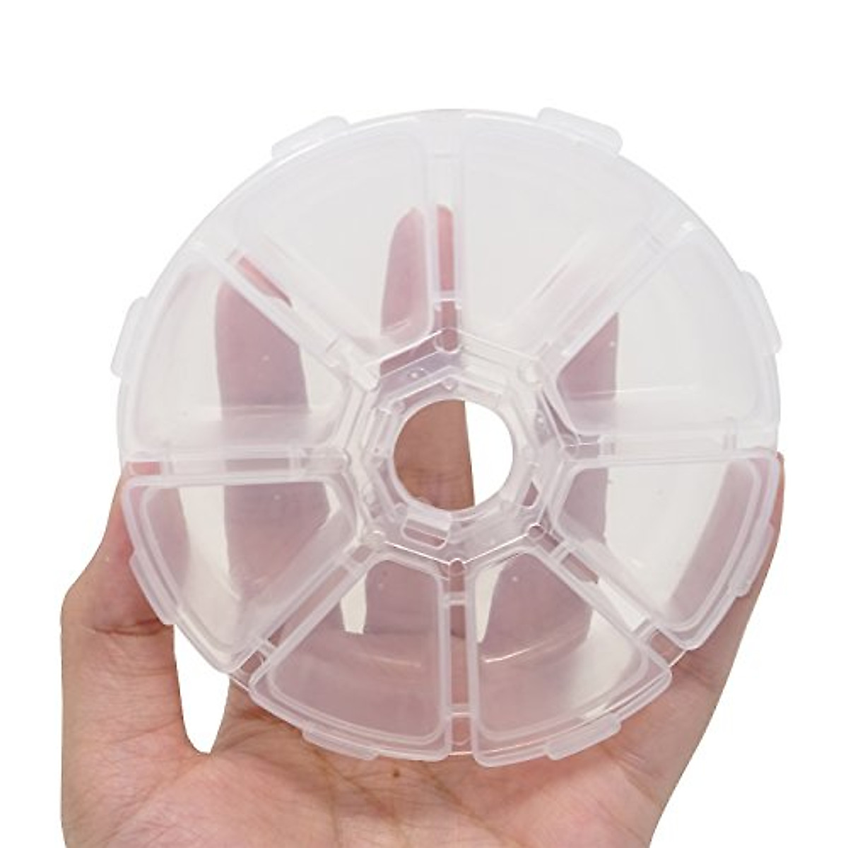 Honbay 2PCS Plastic Storage Organizer Containers Jewelry Box Fishing Box Pill Box