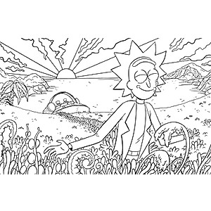 Rick and Morty: The Official Coloring Book: Sometimes Science is More Art Than Science