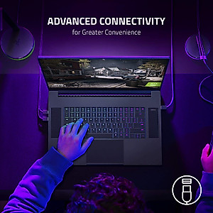 Razer Blade Pro 17 Gaming Laptop 2021: Intel Core i7-10875H 8-Core, NVIDIA GeForce RTX 3060, 17.3" FHD 360Hz, 16GB RAM, 512GB SSD - Chroma RGB - Thunderbolt 3 - SD Card Reader