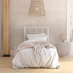 REALROOMS Praxis Metal Headboard, Full/Queen, Black