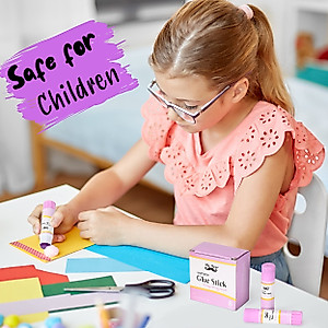 Mr. Pen- Disappearing Purple Glue Sticks, 8 Pack, Washable, Glue Sticks, School Glue Sticks, Glue Sticks for Kids, Purple Glue Sticks, School Glue, Kids Glue Sticks, Scrapbooking Glue, Craft Sticks