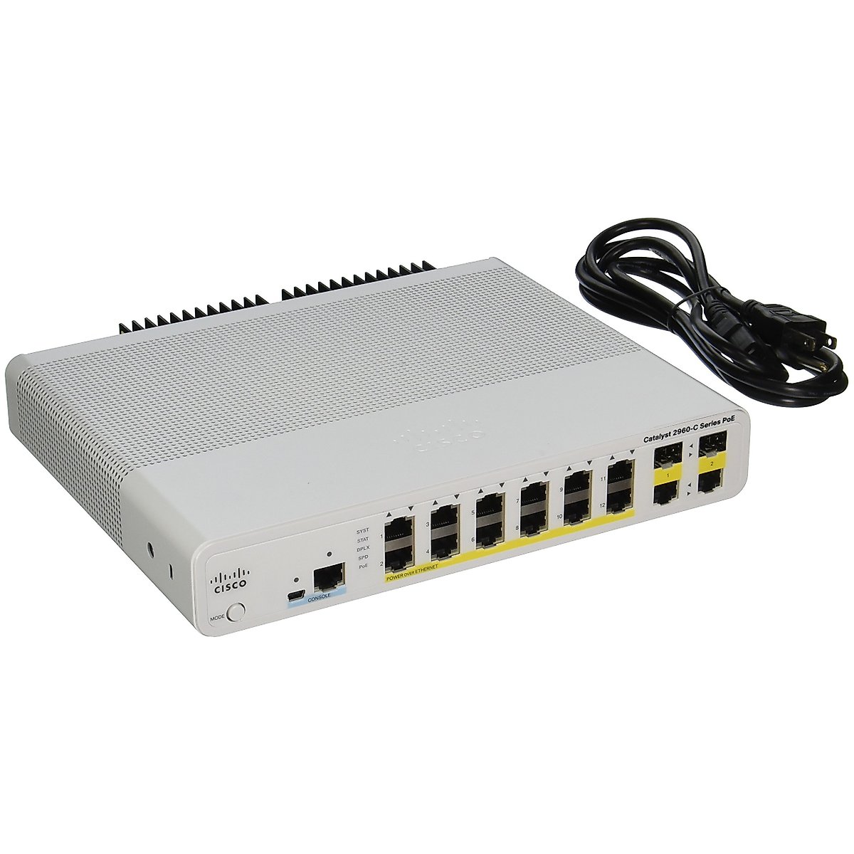 Cisco Catalyst WS-C2960C-12PC-L Ethernet Switch (WS-C2960C-12PC-L) (Renewed)