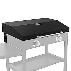 Upgrade Hinged Lid with Thermometer for Blackstone 28 Inch Griddle 1517 1605 1853, Griddle Grill Hard Cover Flat Top Lid Compatible with 28" Blackstone Griddle Lid & 28 inch Blackstone Griddle Cover