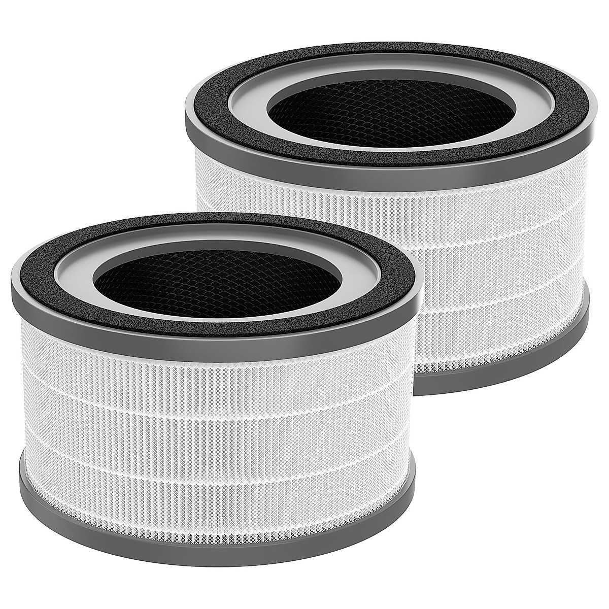 2 Pack Vista 200 Replacement Filter Compatible with LEVOIT Vista 200 Air Puri-fier, 3-in-1 H13 True HEPA Filter, High-Efficiency Activated Carbon Filter, Vista200-RF