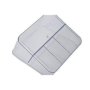 Mind Reader CADMINI-CLR Multi-Purpose Mini Acrylic Coffee & Tea Condiment Storage Organizer, for Vanity, Bathroom, Office and Much More, Clear