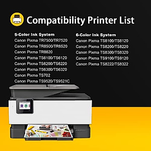 GILIMEDIA Compatible CLI-281XXL Cyan Ink Cartridges Replacement for Canon 281 Cyan(3-Pack)| Work for Pixma TR8620 TR8620a TR8520 TR7520 TS9120 TS6320 TS6120 TS6220 TS8320 TS8220 TS8120 Printer