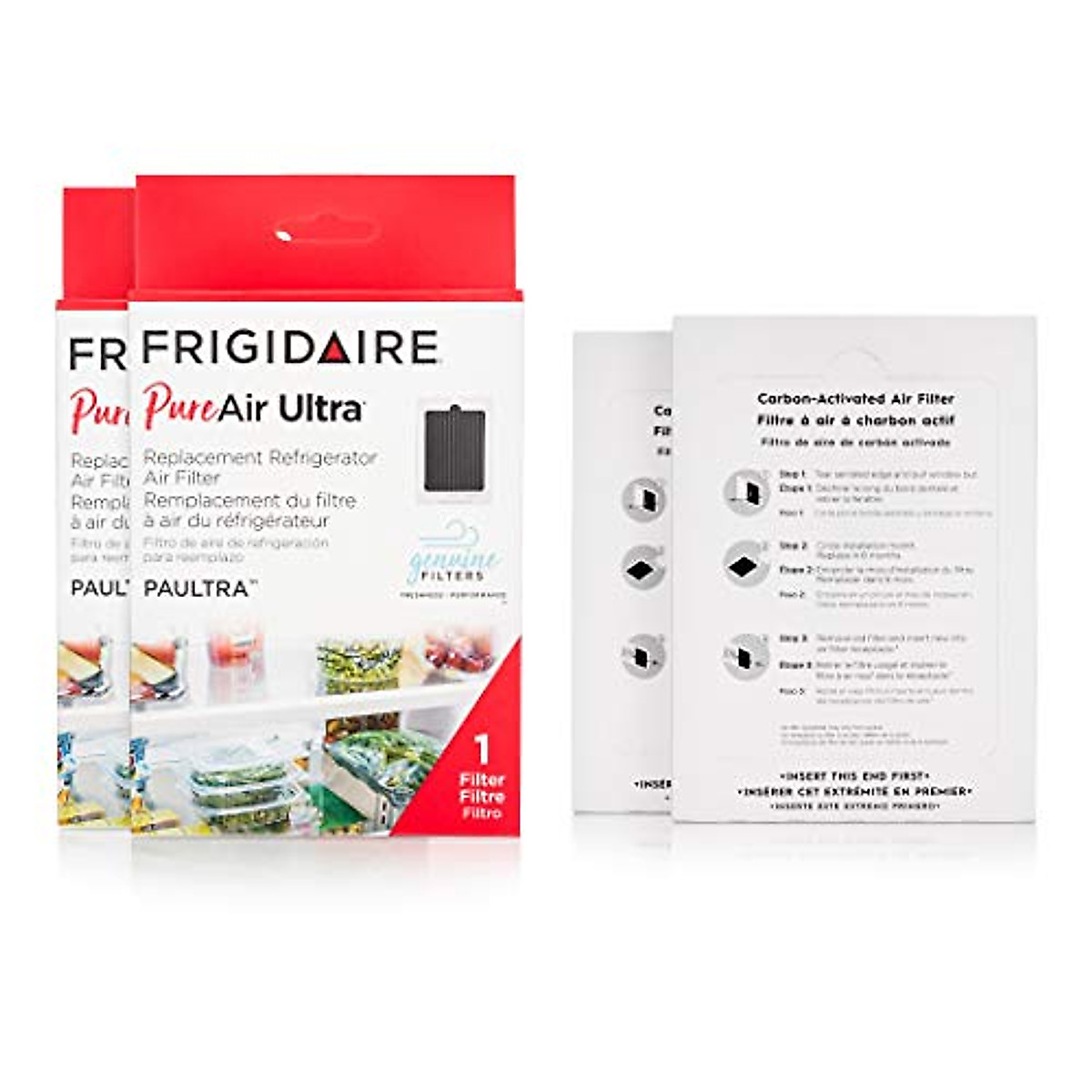 Frigidaire PAULTRA2PK PureAir Ultra 2 Pack Air Filter, 2 Count (Pack of 1)