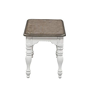 Liberty Furniture INDUSTRIES Magnolia Manor Dining Bench (RTA), Antique White