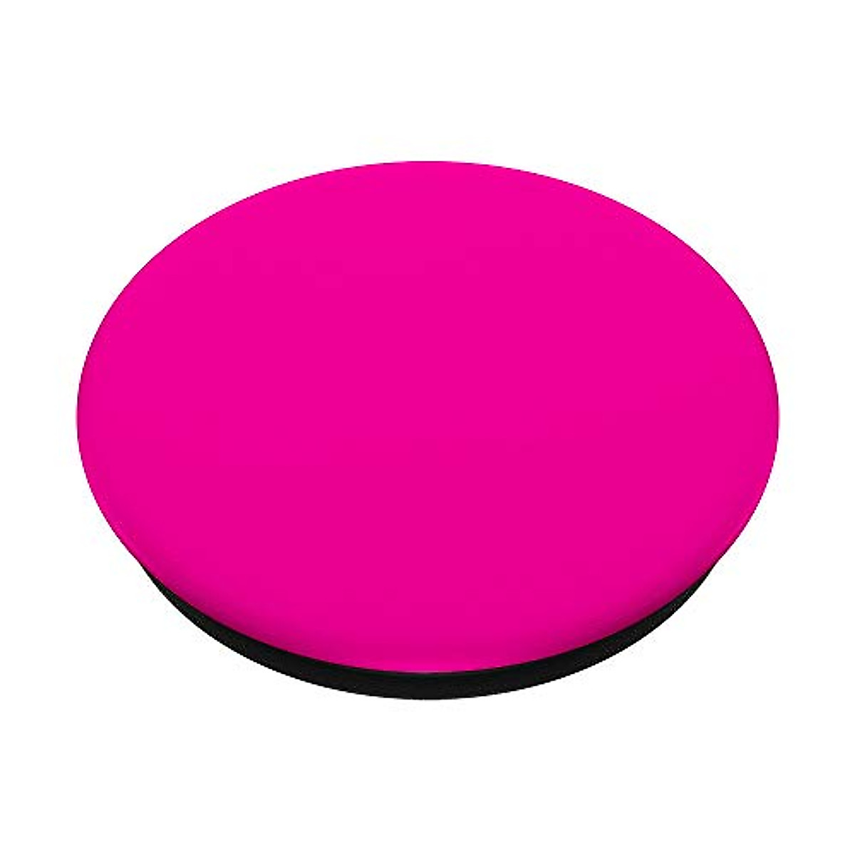 Pink Solid Color Phone Accessory Cute for Women Hot Pink PopSockets PopGrip: Swappable Grip for Phones & Tablets