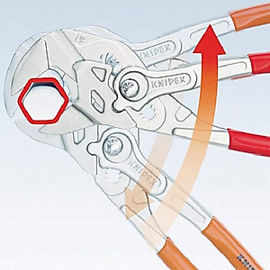 KNIPEX Tools 86 03 125, 5-Inch Mini Pliers Wrench