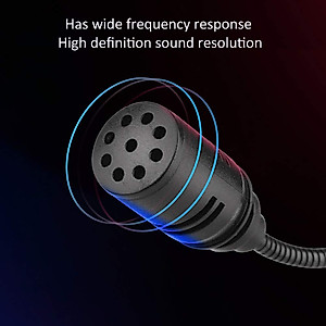 Archuu Mini Condenser Recording Microphone Audio Adapter for DJI for OSMO Action Sports Camera, Default